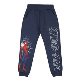 Lindex Hose 'Spiderman' Jungen Größe 116 dunkelblau / rot / weiß