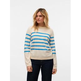 Véro Moda Vero Moda Pullover in Creme/ Hellblau - 20% | Größe L | Damen-pullover-cardigans