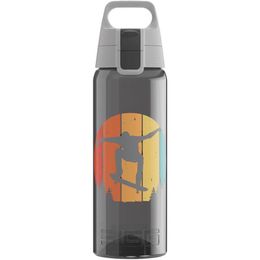 Trinkflasche Kinder Total Color Skate schwarz, 600 ml Sigg