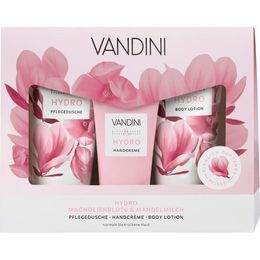 VANDINI Geschenkset HYDRO Magnolienblüte & Mandelmilch 3tlg