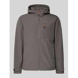 Jack & Jones Softshell-Jacke mit Brusttasche und Ärmelriegeln
