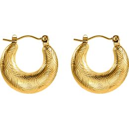 Damen Creole goldfarben, Größe 0