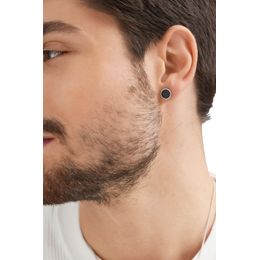 CR&Eacute;ATION L Herren Single Ohrstecker Silber 925 Gr&ouml;&szlig;e 0