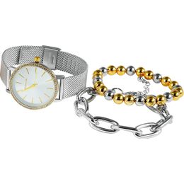 CRÉATION L Damen Schmuck-Set bicolor Größe 0