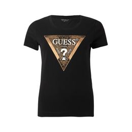Guess T-Shirt Damen Gr&ouml;&szlig;e XXL braun / gold / schwarz / wei&szlig;