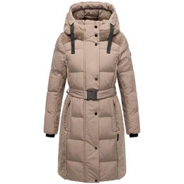Navahoo Mantel Damen Gr&ouml;&szlig;e XXL beige Wintermantel
