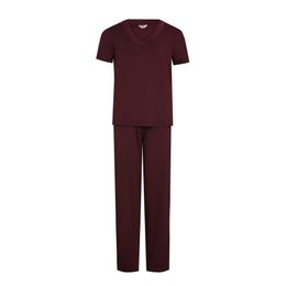 Dagi Pyjama Damen Gr&ouml;&szlig;e L bordeaux Winterkleid