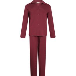 Dagi Pyjama Damen Gr&ouml;&szlig;e XXL bordeaux Winterkleid