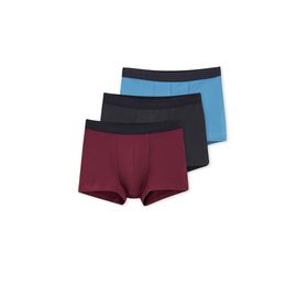 Dagi Boxershorts Herren Gr&ouml;&szlig;e L hellblau / bordeaux / schwarz