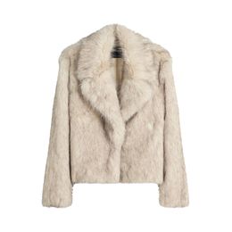 Bershka Jacke Damen Gr&ouml;&szlig;e S ecru Winterjacke
