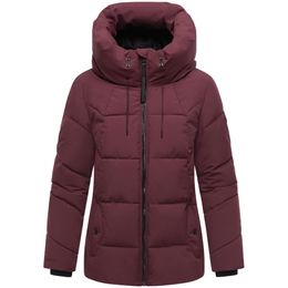 Marikoo Jacke 'Kuscheltatze XVI' Damen Gr&ouml;&szlig;e XL bordeaux Winterjacke