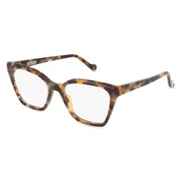 Fielmann Elementra EMT 001 RN Brille Damen | Fassung: Vollrand, Butterfly, Havanna Grau