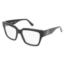 K by KARL LAGERFELD Karl Lagerfeld KL6196 Brille Unisex | Fassung: Vollrand, Quadratisch, Schwarz