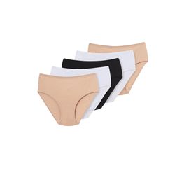 Dagi Slip Damen Gr&ouml;&szlig;e XL beige / schwarz / wei&szlig;