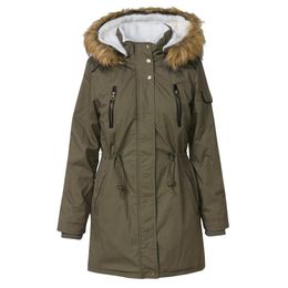 Koroshi Parka Damen Gr&ouml;&szlig;e S khaki