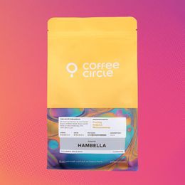 Coffee Circle Hambella Kaffee, 250 g ganze Bohne, sonnengetrockneter Natural, Arabica Kaffee aus &Auml;thiopien, Noten von Erdbeere & Milchschokolade, 