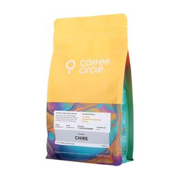 Coffee Circle Chire Espresso, 250 g ganze Bohne, sonnengetrockneter Natural, Arabica aus Äthiopien, Noten von Erdbeere & Limette, süßer Geschmack