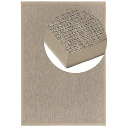 Teppich Dekowe "Basic S2 Rustic", natur, B:80cm H:10mm L:150cm, Kunstfaser, Teppiche, Teppich, meliert, Sisaloptik, mit Bord&uuml;re, In- und Outdoor geeignet