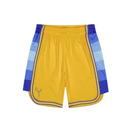 Puma Sportshorts 'Maccabi Tel Aviv' Herren Gr&ouml;&szlig;e S blau / hellblau / dunkelblau / gelb
