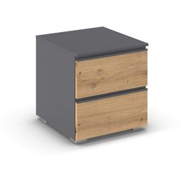 Rauch Nachttisch »Joel« - 40x42x42cm - grau - Holz