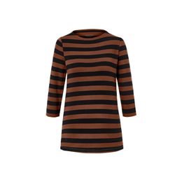 Tchibo - Shirt mit 3/4-Arm - Damen - Gr. XXL - schwarz/gestreift