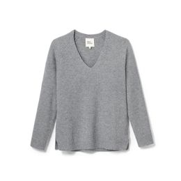 Nah/Studio Pullover - nachhaltiger Cashmere - Gr. L - grau