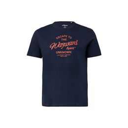s.Oliver T-Shirt Herren Größe XXL navy / mandarine