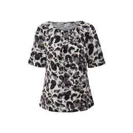 s.Oliver BLACK LABEL Bluse Damen Gr&ouml;&szlig;e XXL opal / grau / schwarz / naturwei&szlig;