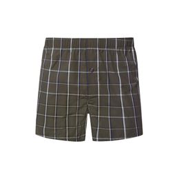 Hanro Boxer shorts ' Fancy Woven ' male Blue, Green, White size S