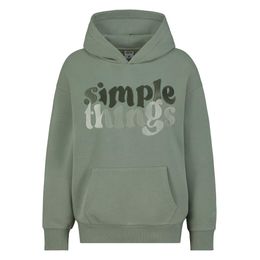 Sublevel Sweatshirt Damen Gr&ouml;&szlig;e L gr&uuml;n / dunkelgr&uuml;n