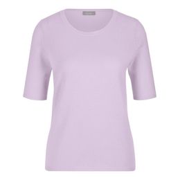 Peter Hahn - Rundhals-Pullover aus Schurwolle und Kaschmir, lila, Gr. 36 / S - Schurwolle