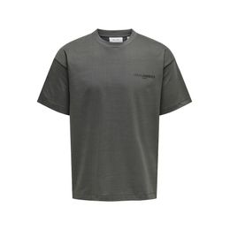 Only & Sons Only & Sons T-Shirt 'Les Classiques' Herren Gr&ouml;&szlig;e XS dunkelgrau