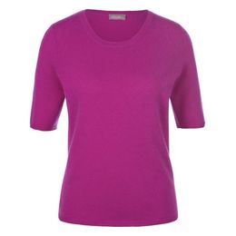 Peter Hahn - Rundhals-Pullover aus Schurwolle und Kaschmir, pink, Gr. 44 / L - Schurwolle