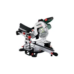 Metabo Akku-Kappsäge KGS 18 LTX BL 216 (614216650) mit Zugfunktion 18V 2x5.2Ah Li-Power + ASC 55)