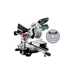 Metabo Kappsäge KGS 216 M Set (613216900) mit 2. Hartmetall-Sägeblatt, im Karton)