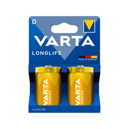 Varta Batterie LONGLIFE D 2er Blister Alkaline (4120101422)