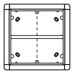 RITTO Portier AP-Rahmen ws 4-fach,qua.230x230mm 1883570)
