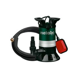 Metabo Set Schmutzwasser-Tauchpumpe PS 7500 S mit Ablauf-Garnitur mit Armaturen (7m); Karton (690864000)