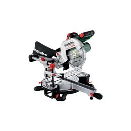 Metabo Akku-Kappsäge KGS 18 LTX BL 216 (614216810) mit Zugfunktion 18V 2x8Ah LiHD + ASC 145)