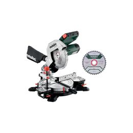 Metabo Kappsäge KS 216 M Set (610216900) mit 2. Hartmetall-Sägeblatt, im Karton)