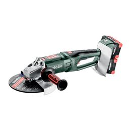 Metabo Akku-Winkelschleifer WPB 36-18 LTX BL 24-230 Quick Kunststoffkoffer; 18V 4x8Ah LiHD + ASC 145 Duo (613103810)