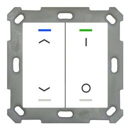 MDT technologies Taster Light 55 2-fach RGBW, rws/glä BE-TAL5502.C1)