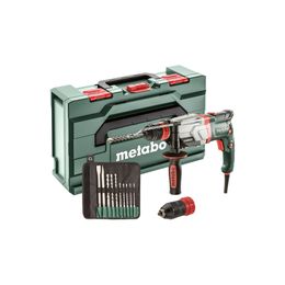 Metabo Multihammer UHEV 2860-2 Quick Set mit SDS-plus-Bohrer-/Meißelsatz (10-tlg.); MetaboX 145 L (600713510)