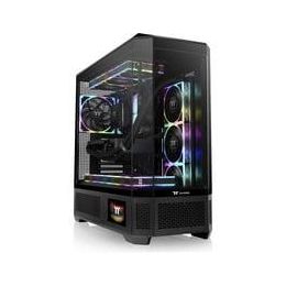 Thermaltake View 600 TG Black, Big-Tower-Geh&auml;use schwarz, Tempered Glass