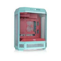 Thermaltake View 600 TG Mint Strawberry, Big-Tower-Geh&auml;use mint/beere, Tempered Glass