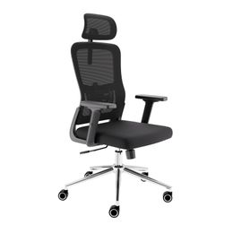 CLOUVOU BrightSeat Bürostuhl Ergonomisch – Schwarz