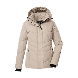 G.I.G.A. by Killtec Steppjacke "GW 59 WMN QLTD JCKT", Damen, Gr. 40, hellbeige, Oberstoff: 100% Polyester, Futter: 100% Polyester (recycelt), Füllung: 100% Polyester, G.I.G.A. DX BY KILLTEC, Jacken, Wasserabweisende, winddichte Steppjacke mit abnehmbarer Kapuze