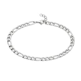 Fußkette "Schmuck, Geschenk, Fusskettchen Edelstahl", edelstahlfarben, ANISTON JEWELRY & WATCHES, Fußketten, Damen, Edelstahl