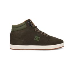 Winterboots DC Shoes "Crisis 2 Hi Wnt", Herren, Gr. 8,5(41), olive, sanftes weiß, Obermaterial: Leder (Kuh) / Futter: Textil / Außensohle: Gummi, Schuhe
