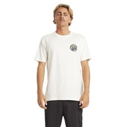T-Shirt Billabong "Rockies A/DIV", Herren, Gr. M, wei&szlig; (sanftes wei&szlig;), 100% Baumwolle, Shirts T-Shirt